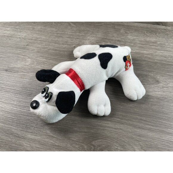 Pound Puppy | Toys | Vintage Pound Puppy 8 White With Black Spots Plush ...